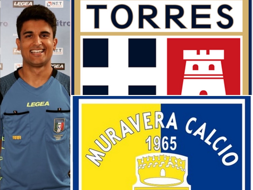 Arbitri 10ª giornata: Mattia Nigro di Prato per Torres-Muravera, Kevin ...
