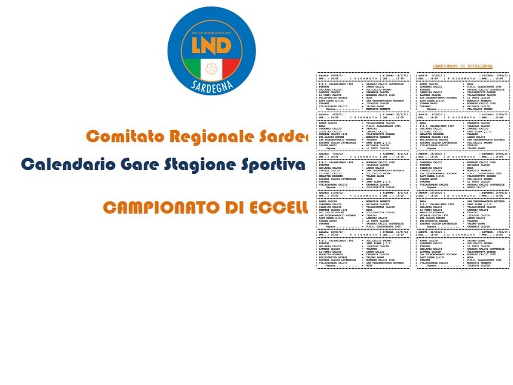 Domani a Oristano la presentazione del calendario di Eccellenza ...